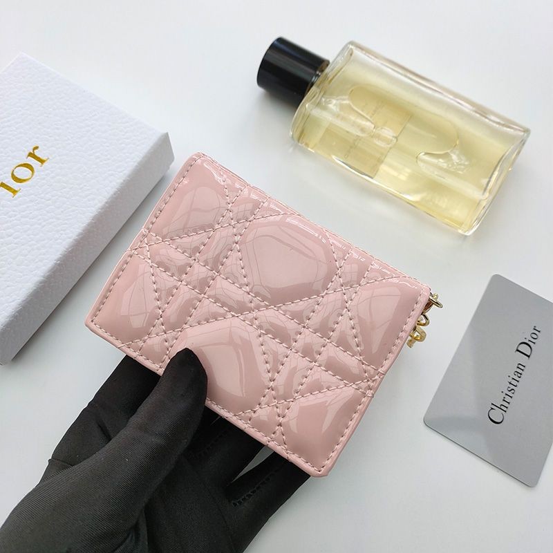 Lady Dior Flap Card Holder